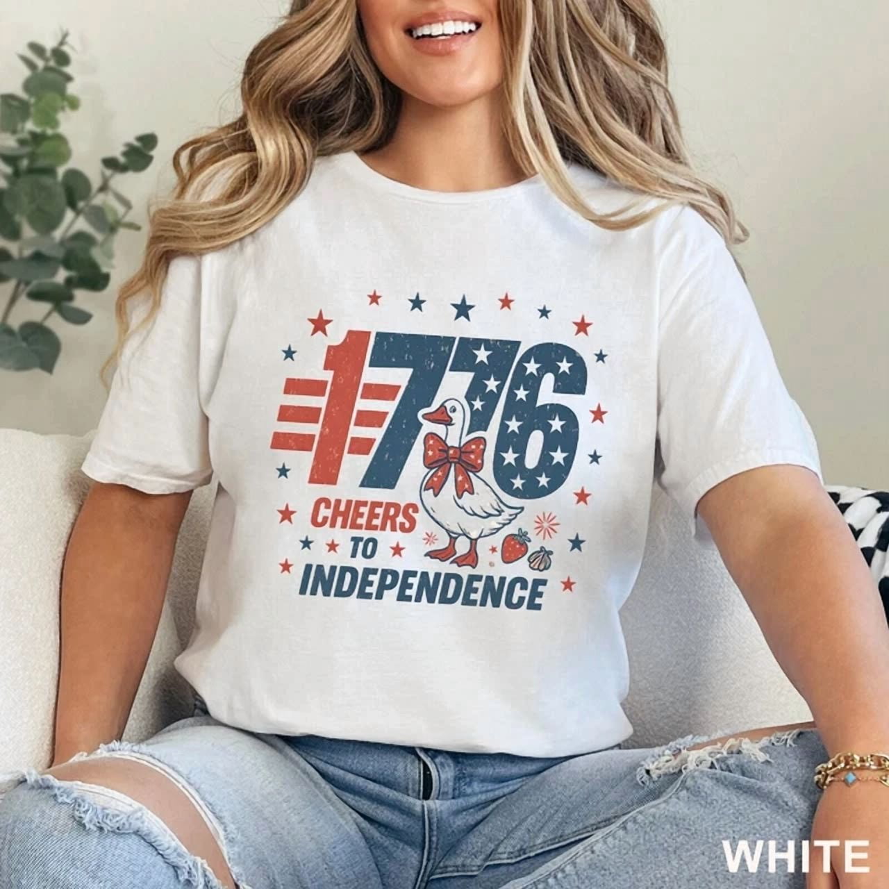 4Th Of July Tee, July Fourth Goose Shirt, American Family Tee S-5XL ...
