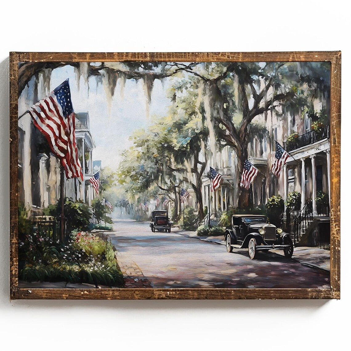 4Th Of July Wall Art For Fourth Of July Decor Savannah Georgia Poster ...