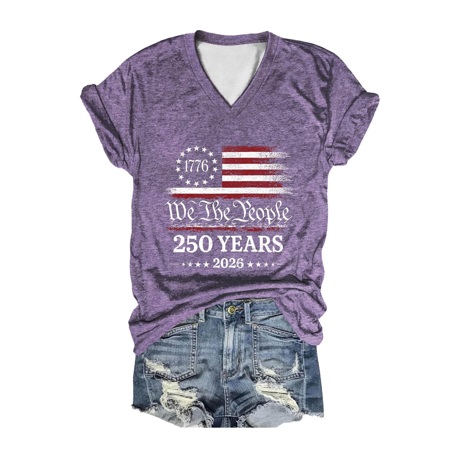 4Th of July Clothes for Women Anniversary Commemorative With Classic ...