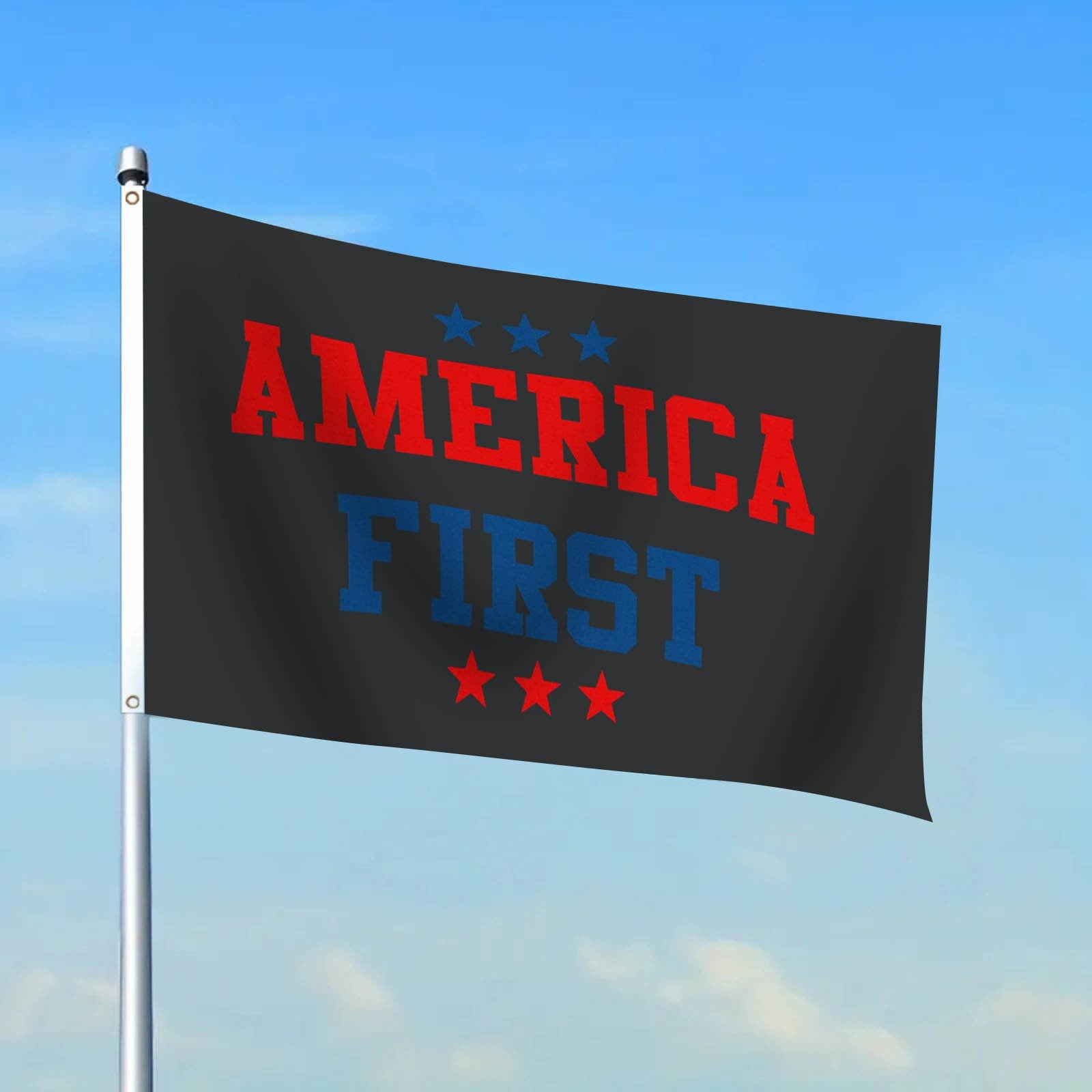 4Th of July Flags - American Flag American Campaign Slogan AMERICA ...