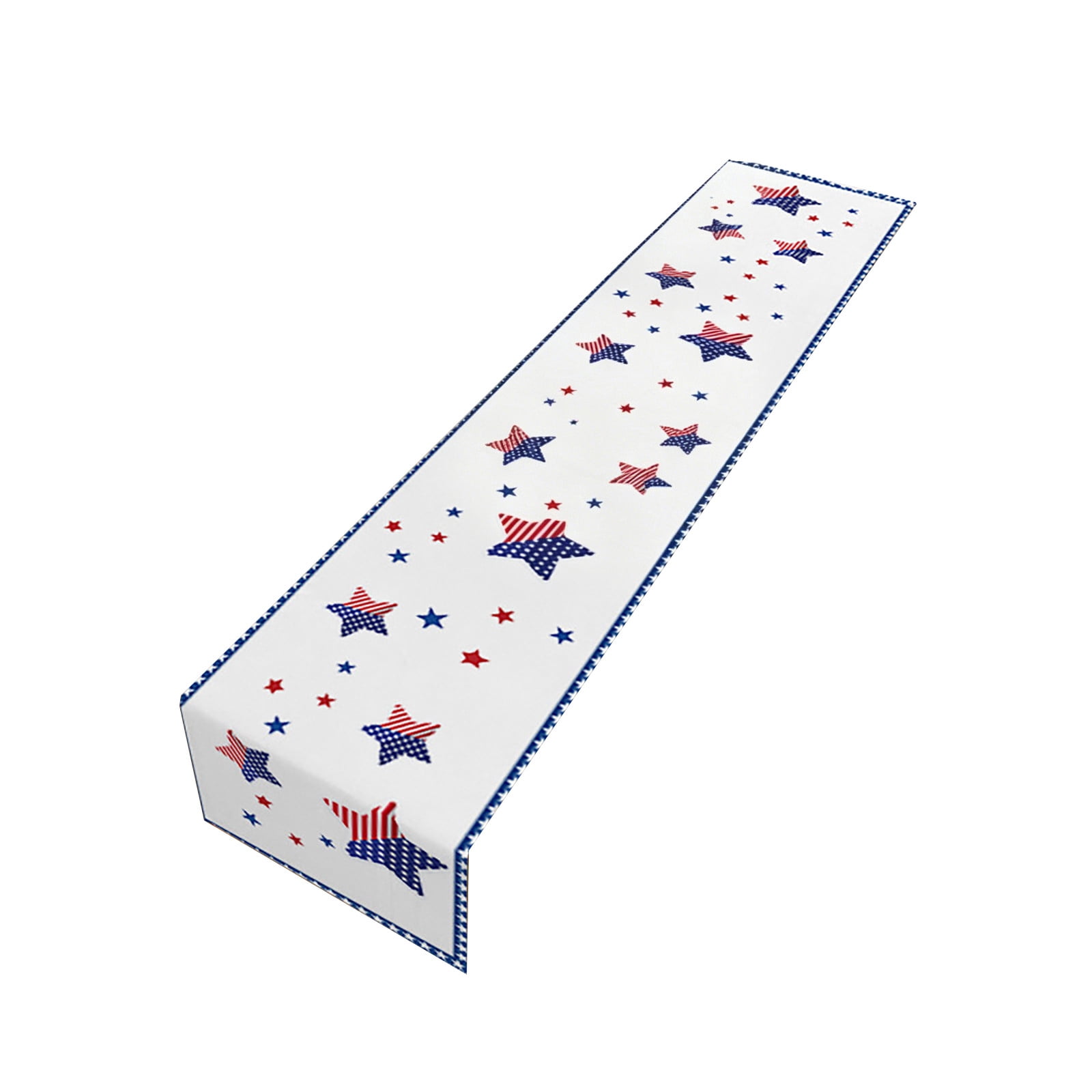 4Th of July Patriotic Table Runner Flag Table Decoration Independence ...