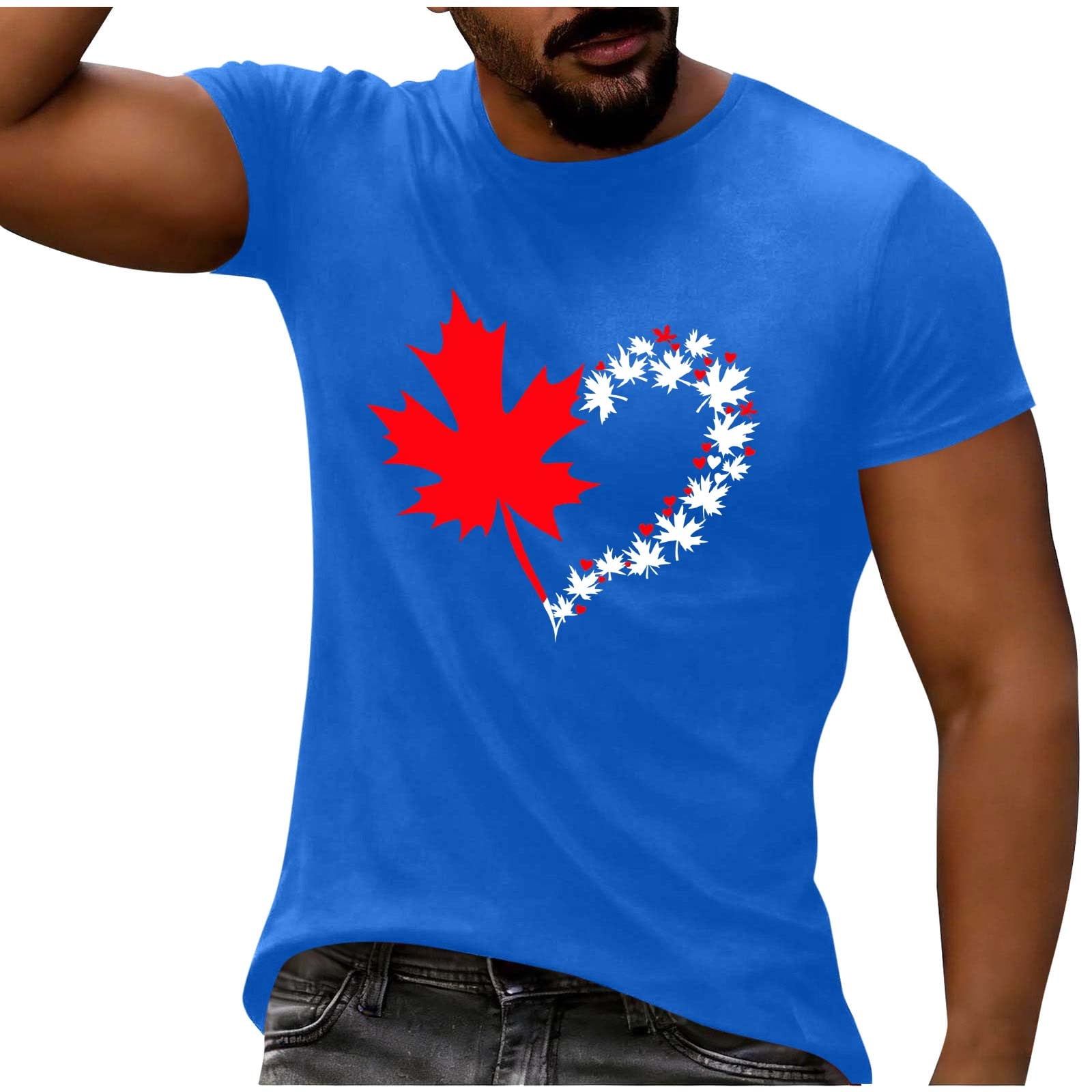 4Th of July Shirts Men Oversized Summer Tops for Men's 2026 ...