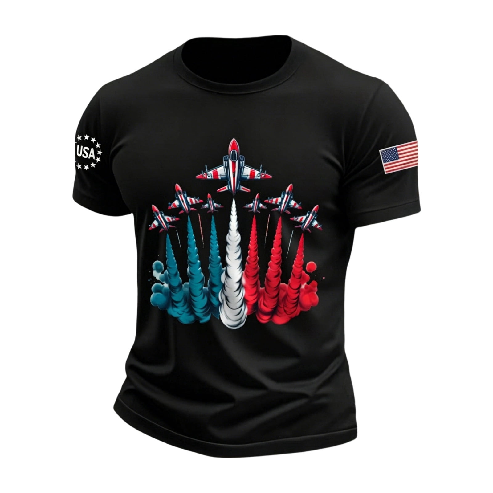 4Th of July T-Shirt for Men Independence Day Graphic for Casual Comfort ...