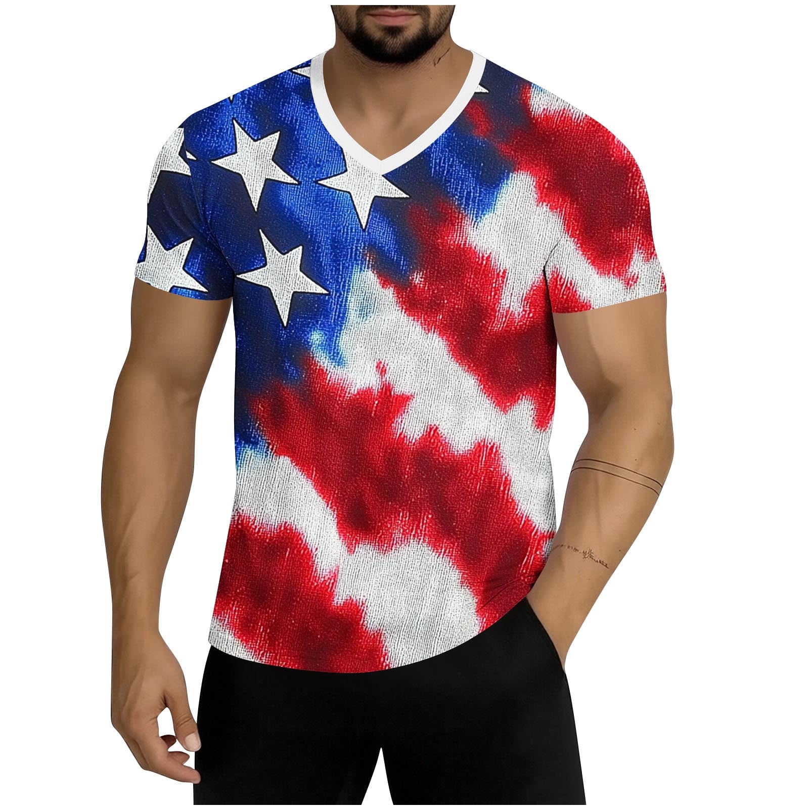 4Th of July T-Shirts for Men Summer Tops Men's 2026 Independence Day ...