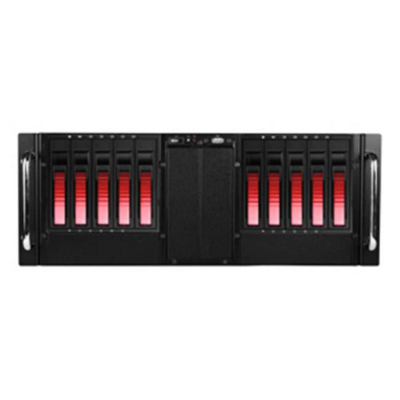 4U 10-Bay Stylish Storage Server Rackmount 10 x 3.5 In. Hotswap Chassis ...