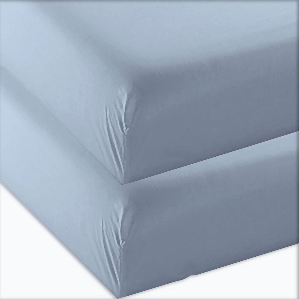4U'LIFE 2-Pack Fitted Bedding Sheet, Double Brushed Microfiber, Ultra ...