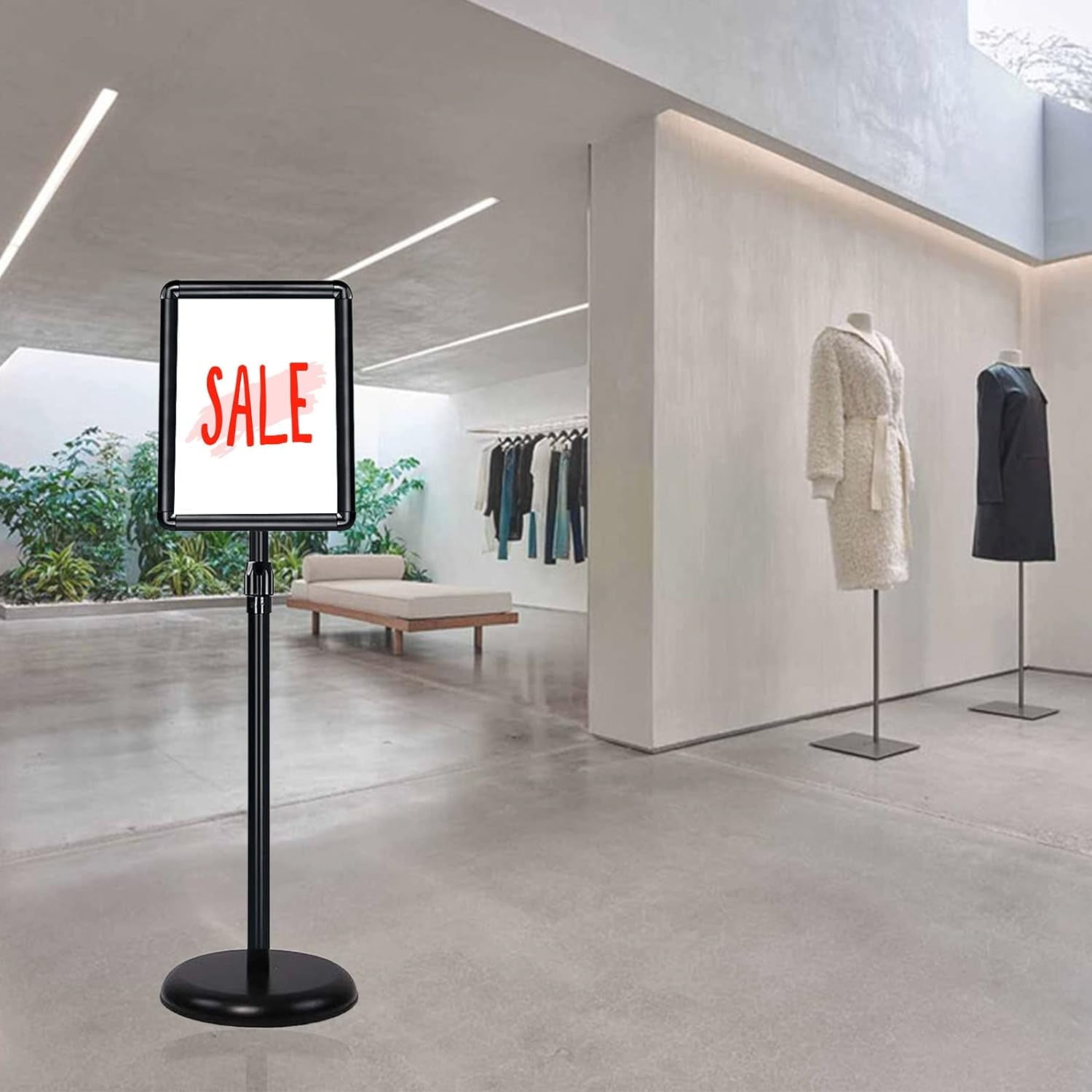 4UMedia&Displays Indoor and Outdoor Poster Sign Holder Floor Stand ...