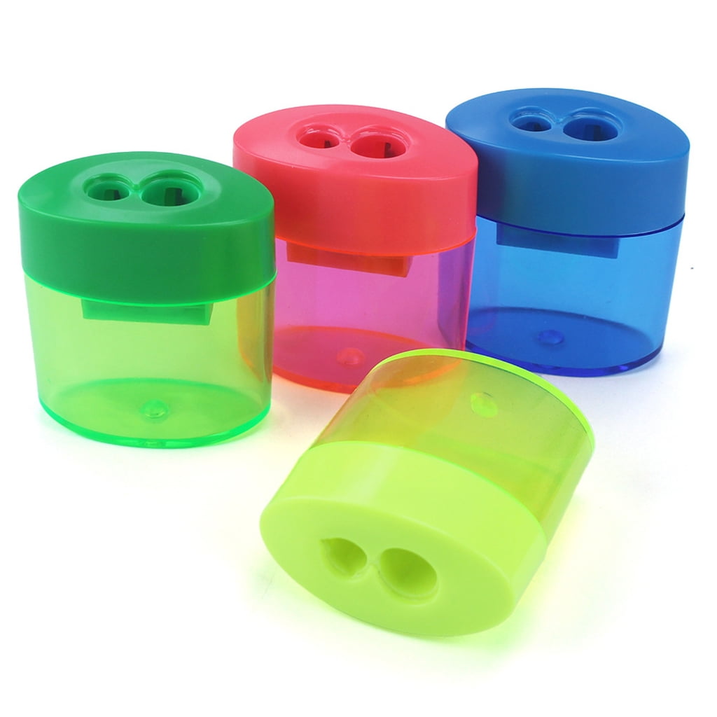 4Units Portable Manual Sharpeners Clear Lid Easy Cleaning Classroom ...