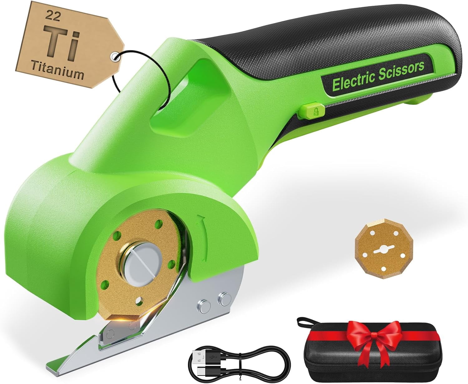 4V 2000mAh Cordless Cardboard Cutter, Electric Box Cutter for with 2 ...