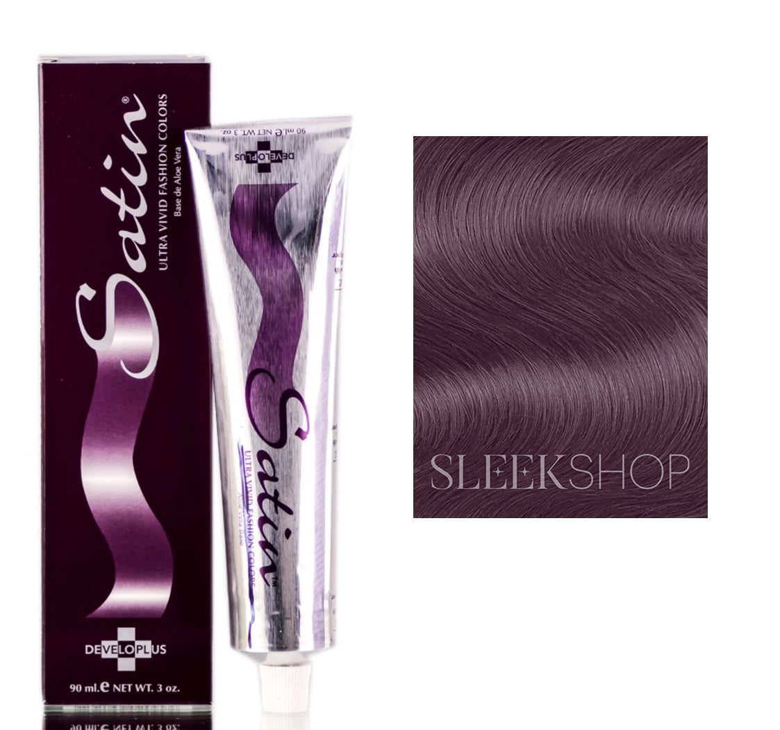 4V - Violet Brown , Satin Hair Color - ultra vivid fashion colors, hair ...