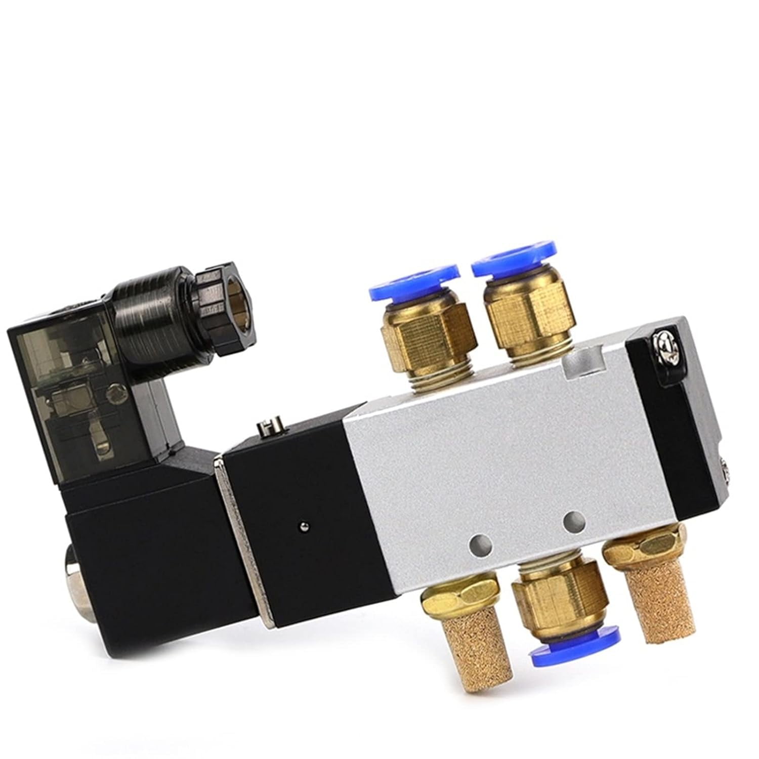 4V110-06 1/8 Air Solenoid Valves PNEUMAT VALV 5 Way Port 2 Position Gas ...