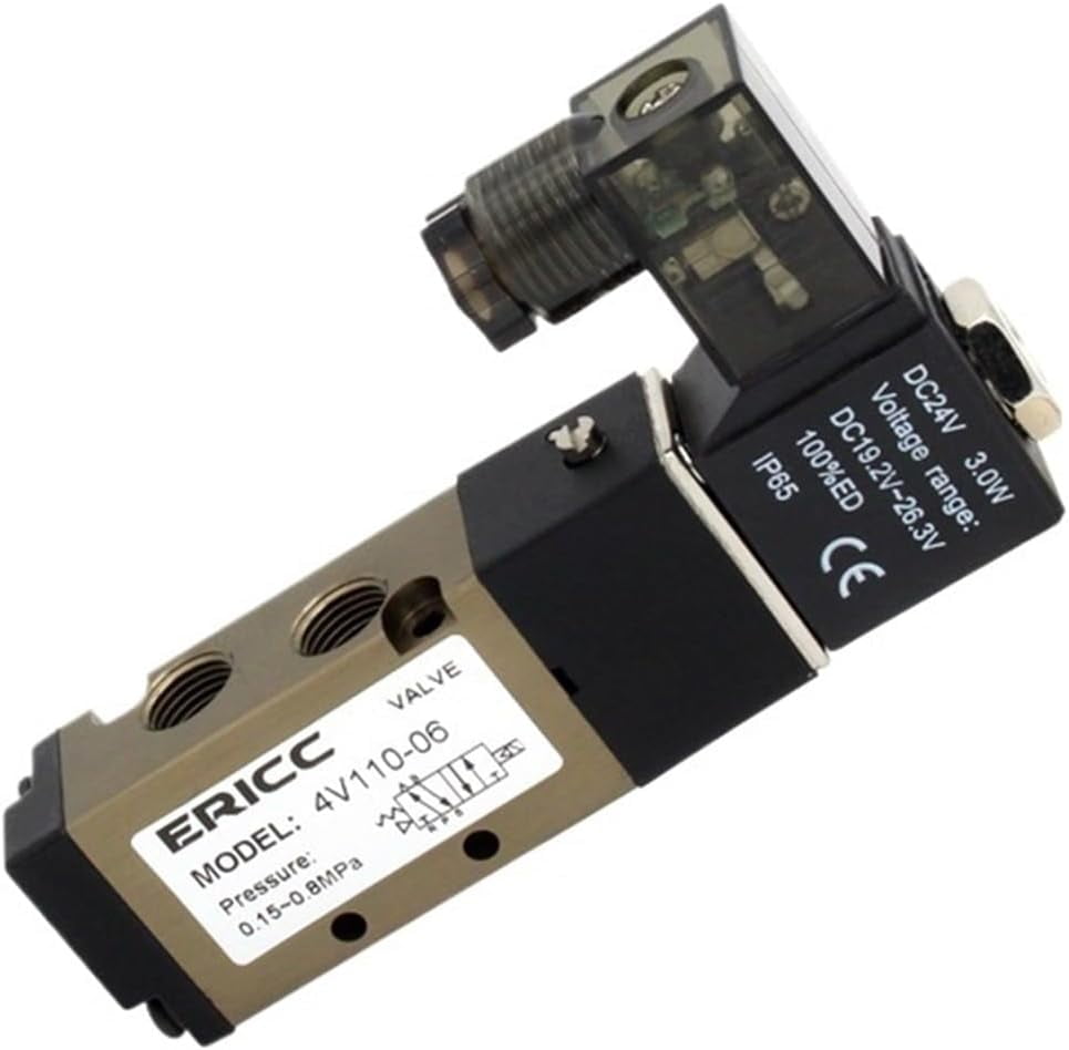 4V110-06 Series 5 port 2 position Solenoid valve normally closed 4V110 ...