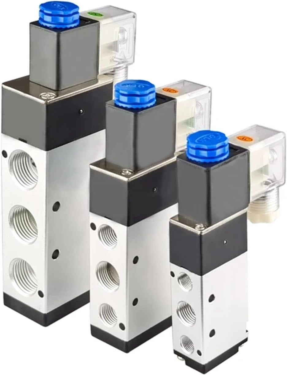 4V210-08 4V310-10 4V410-15 Solenoid Valve 2 Position 5 Port Pneumatic Air Electromagnetic Valves ...