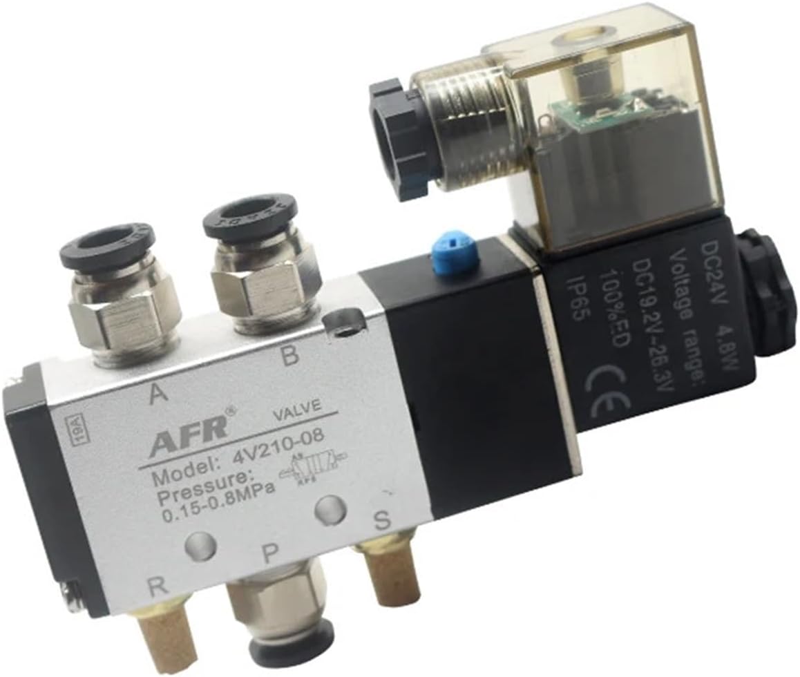 4V310-15 2 Position 5 Way 4V310-10 12V 24V 110V 220V air valve ...
