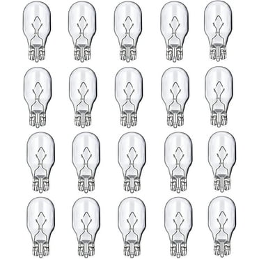 NETEHA 10 Pack 12 Volt 7 Watt Low Voltage Wedge Base T5 Landscape Light Bulbs for Garden, Deck ...