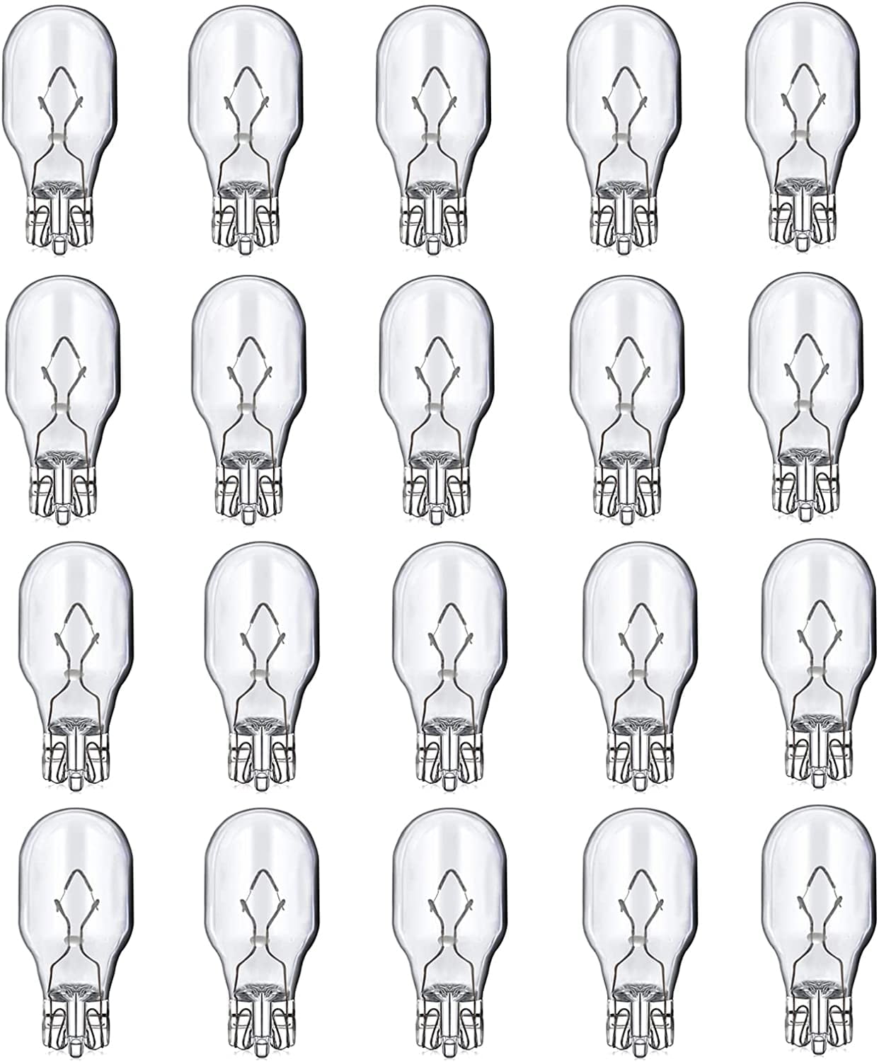 4W 12V T5 Light Bulbs for Landscape Light Bulbs/ Wedge Base Low Voltage ...