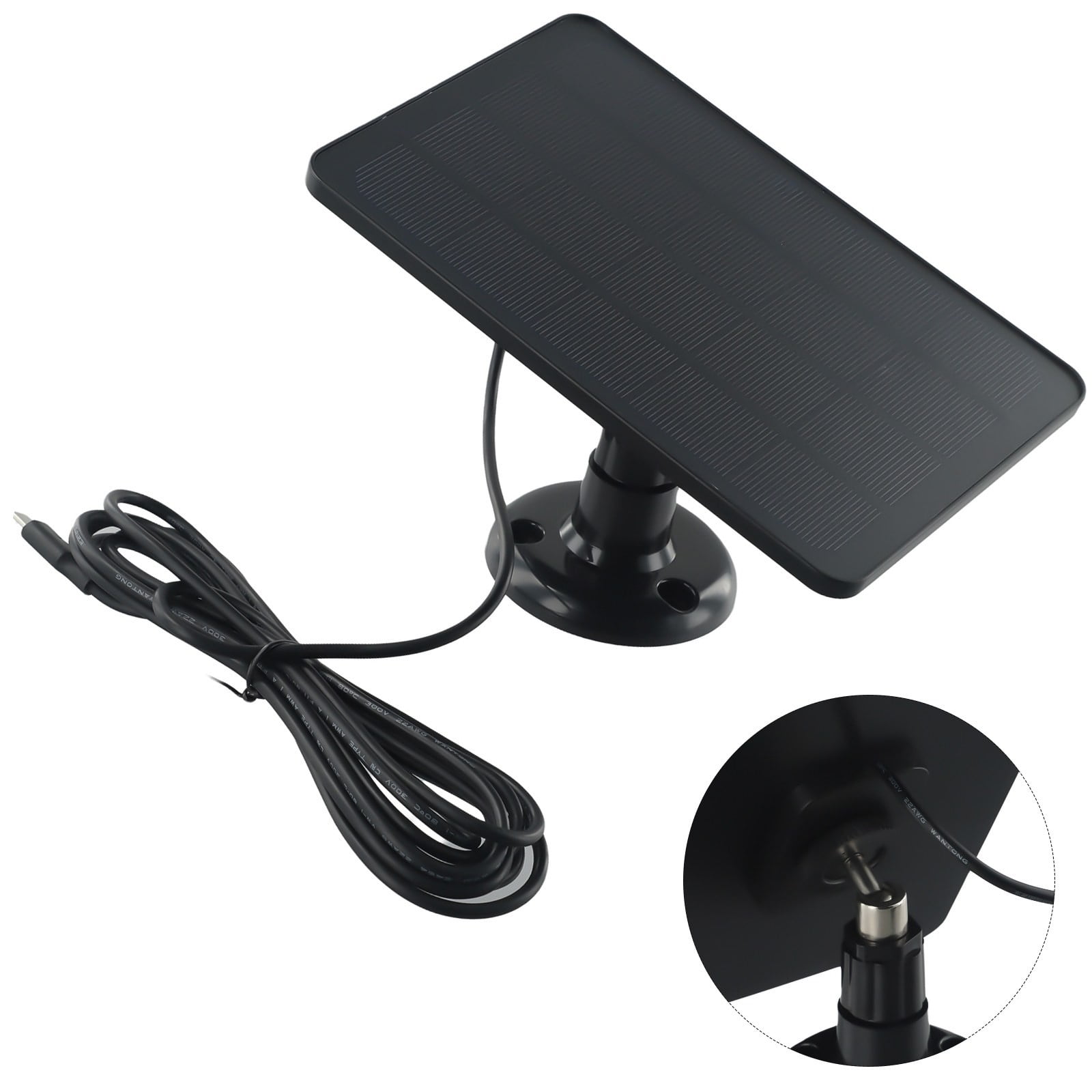 4W 5V Solar Panel Portable Waterproof Outdoor Solar Cells Charger USB ...