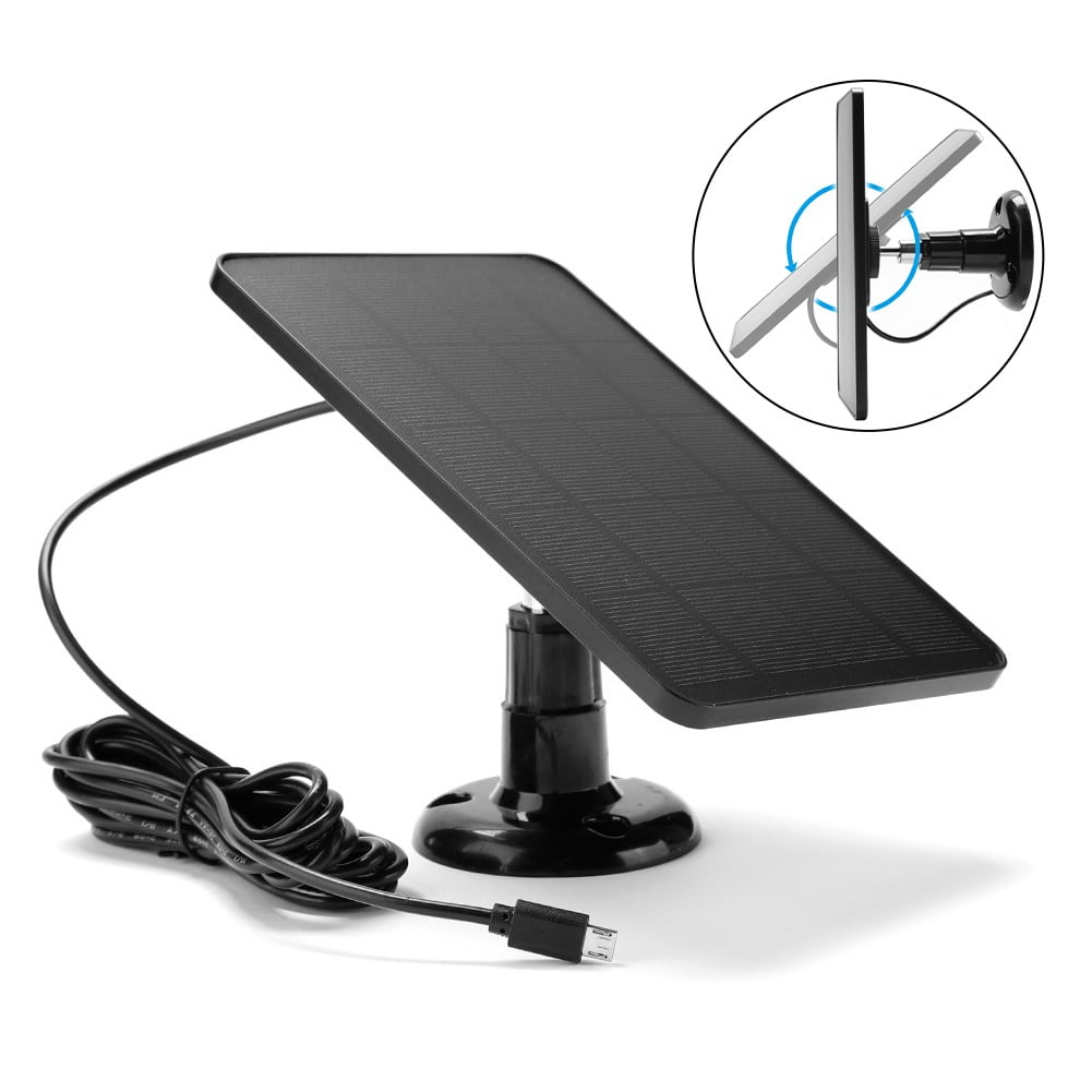 4W 5V Solar Panel Portable Waterproof Outdoor Solar Cells Charger USB ...