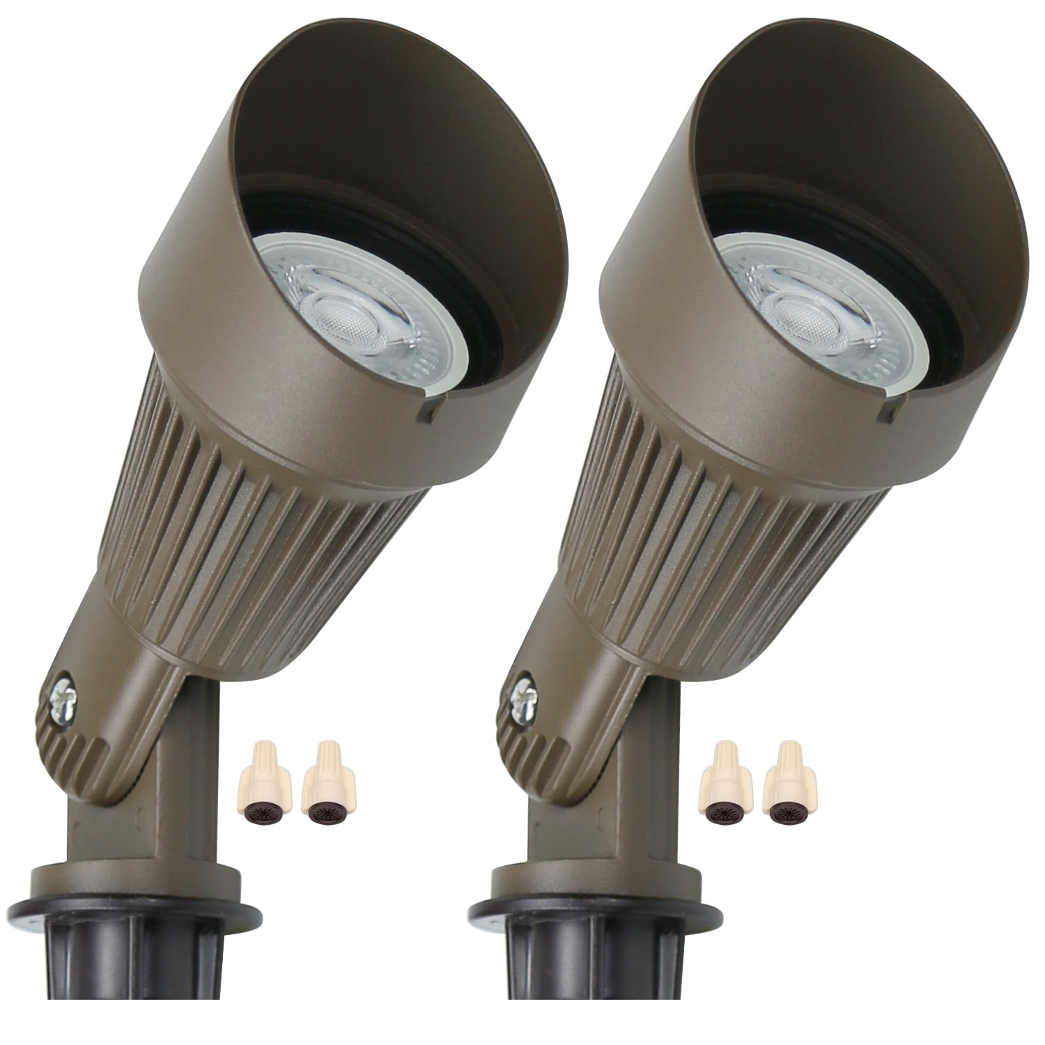 4W Landscape Spotlights (2-Pack) | Low Voltage Outdoor Spot Lights ...