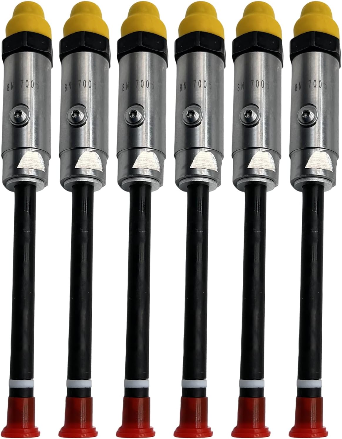 4W7017 6PCS Fuel injector Fits for CAT 3406 3406B 3406C 3408 Engine 245 ...