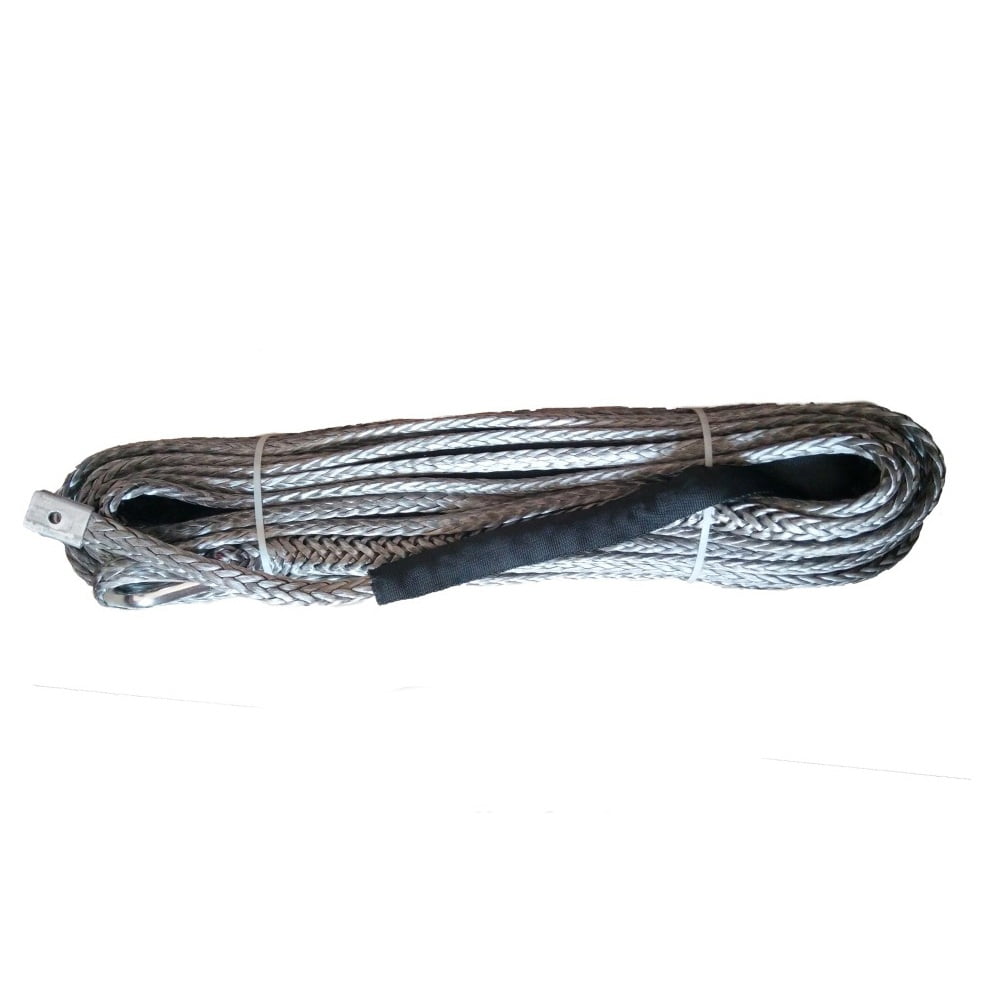 4WD 12mm X 30m ATV Winch Line Auto Trailer Rope Synthetic Cable Off ...
