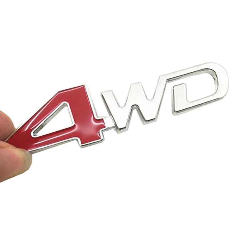 4WD 3D Car Badge Logo Emblem Decals - Walmart.com