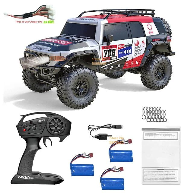 4WD 45 Degree Climbing RC Off-road Crawler 2.4G 4WD 1/10 Professional ...
