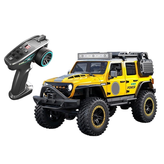 4WD All Terrain Remote Control Stunt Car with Multiple Color LED Lights ...