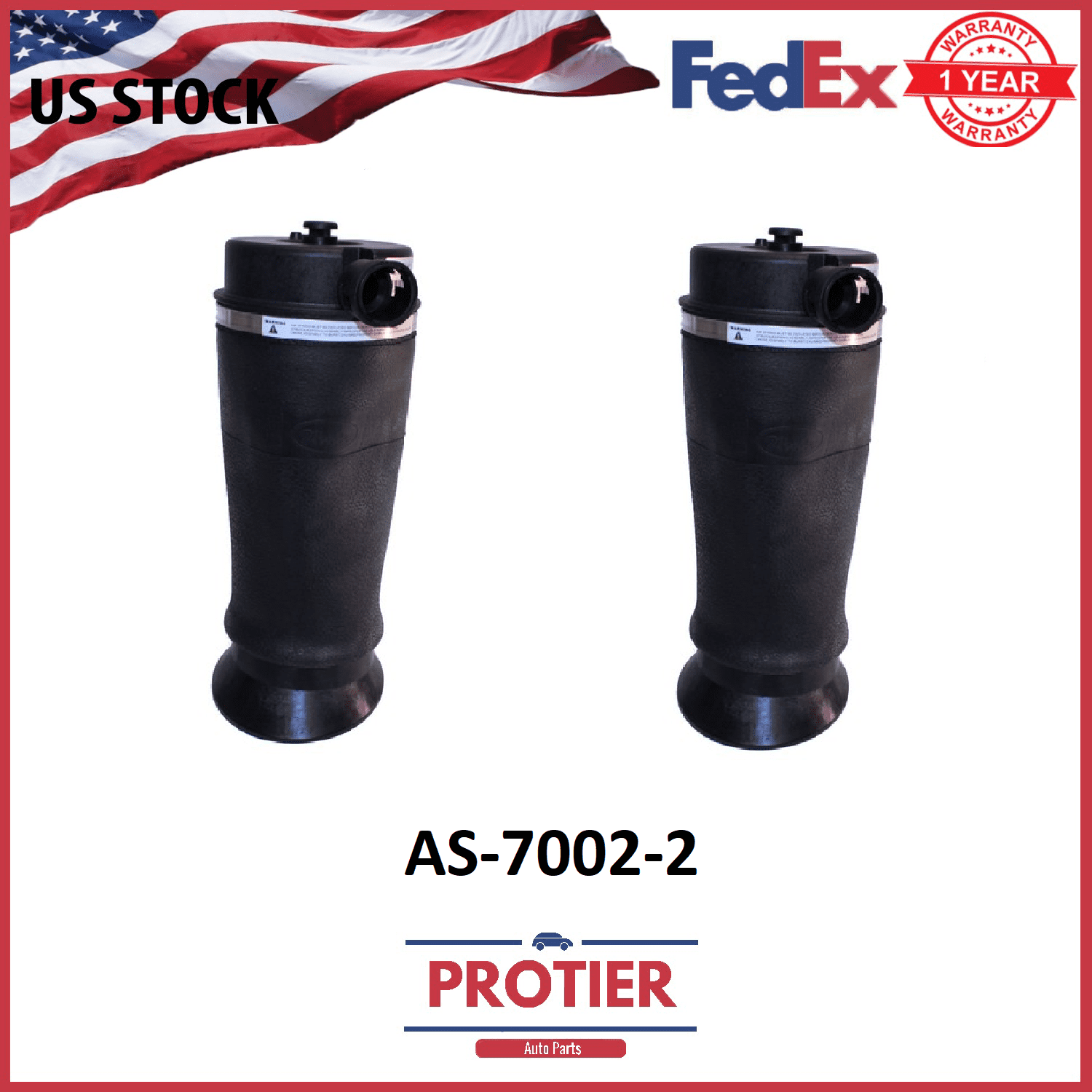 4WD Ford Expedition Lincoln Navigator Rear Air Ride Suspension Spring ...