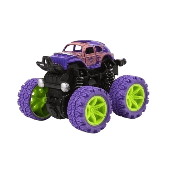 4WD Inertia Stunt Monster Trucks, Two-Way Power, 360 Stunts, Purple ...