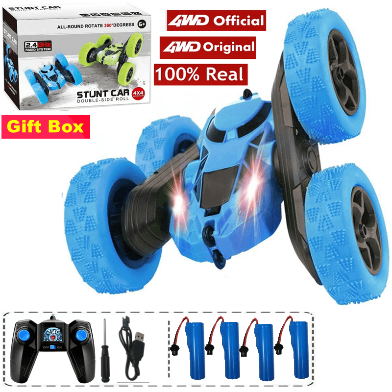4WD Off Road 4x4 Remote Control RC Super Stunt Spider Car Drift Fast ...