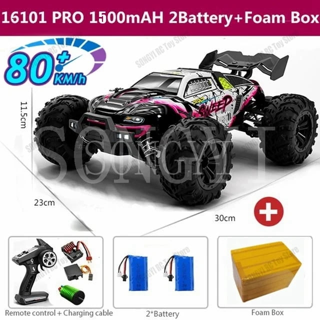 4WD RC Car 4x4 Off Road Drift Racing Cars 50 or 80KM/h Super Brushless ...