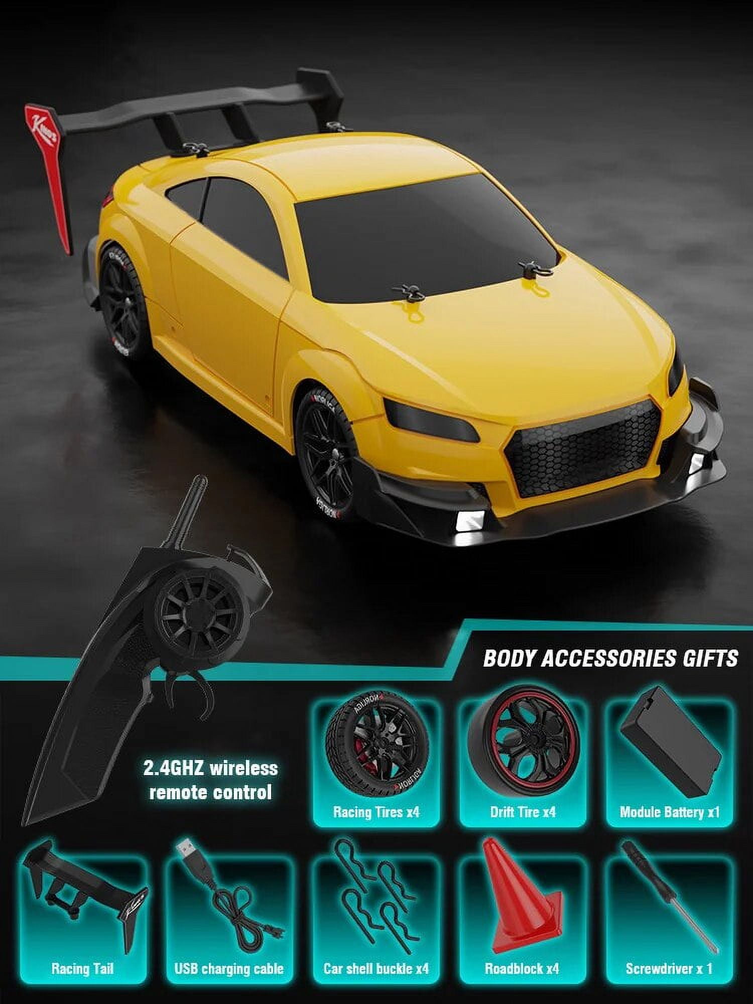 4WD RC Car Drift Racing 2.4G 50KM/H GTR Model 1/14 High Speed Off Road ...