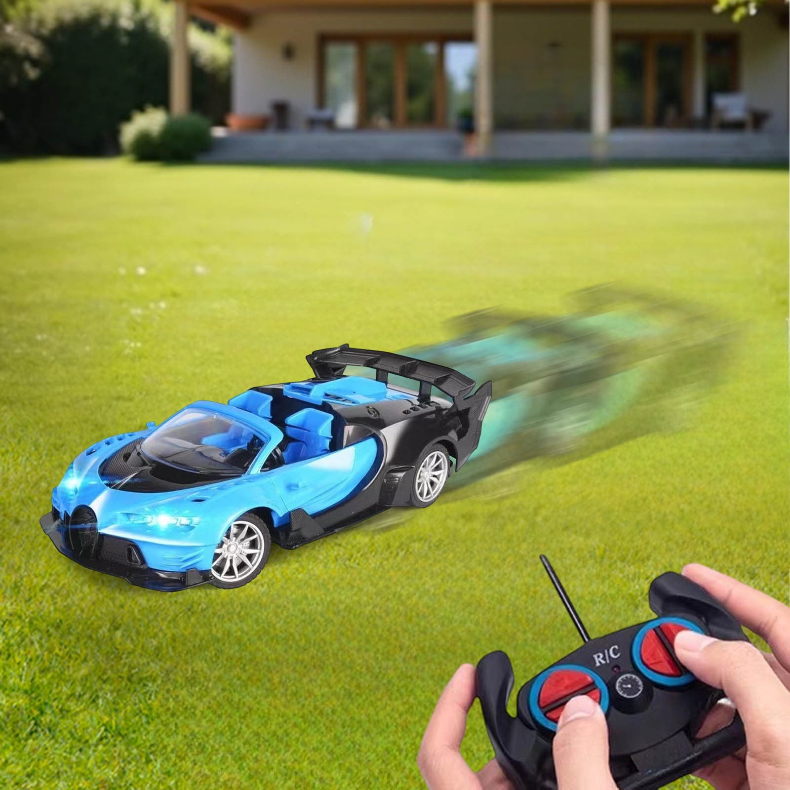 4WD RC Racing Car, 4WD Toy Cars Buggy 2.4Ghz High Speed Remote Control ...