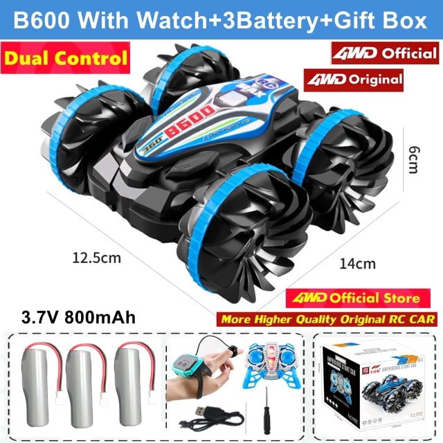 4WD Remote Control Car Waterproof Off Road 4x4 Drift Racing Monster ...