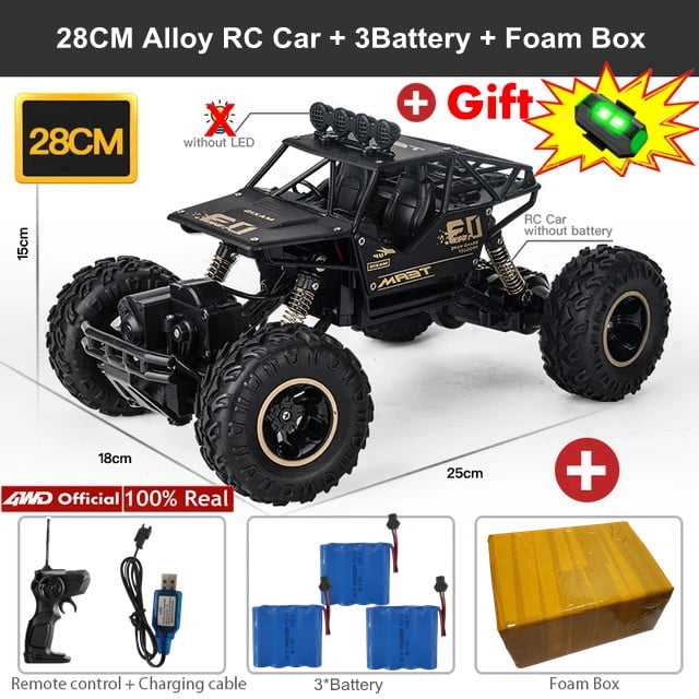 4WD RC Car Remote Control Cars Buggy Off Road Radio Control Trucks ...