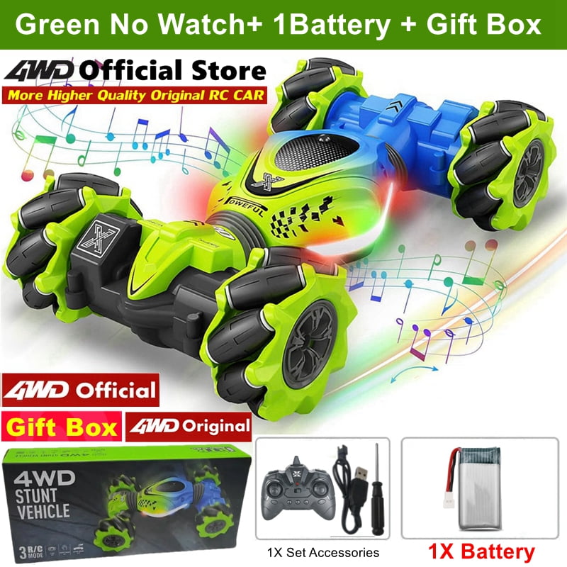 4WD Remote Control RC Stunt Car Off Road 4x4 15KM/H High Speed Monster ...