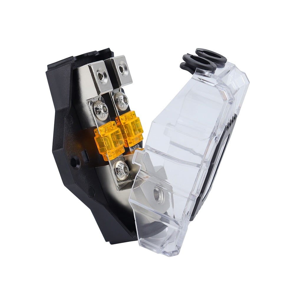 4Way Distribution Block High Performance Fuse Block 100A Fuses 60A ...