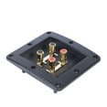 4Way Rectangle Speakers Terminals Box ABS Durability Flame Retardant ...