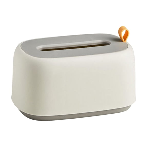 4White White Spring Loaded Tissue Paper Box For Living Room And Kitchen ...