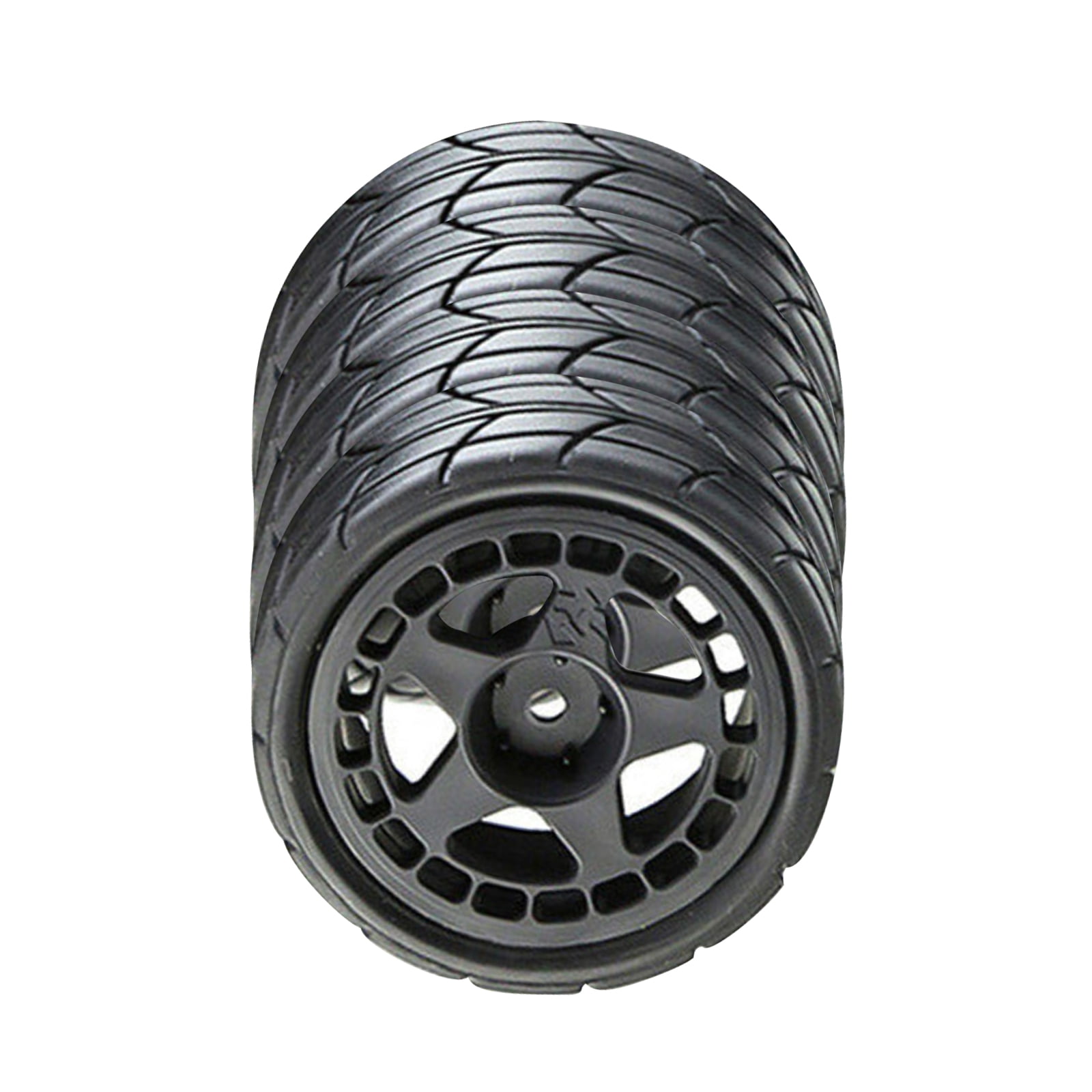 4X 1/10 RC Rally Car WHEELS With TIRES Set for Tamiya TT02 XV01 RC ...