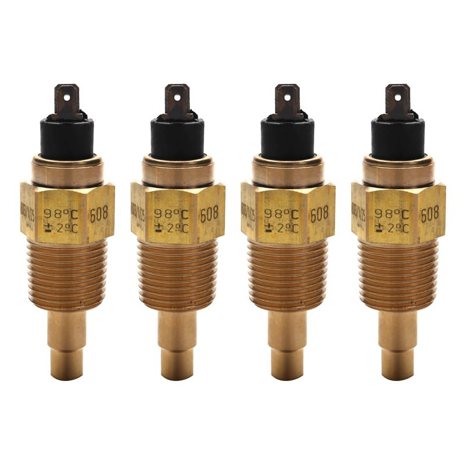 4X 1/2 Npt 21mm Thread Engine Oil Temperature Sensor Water Temperature ...