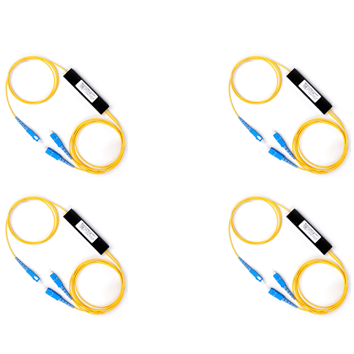 4X 1 Point 2 Taper Fiber Optic Splitter Splice Box Splitter SC Port ...