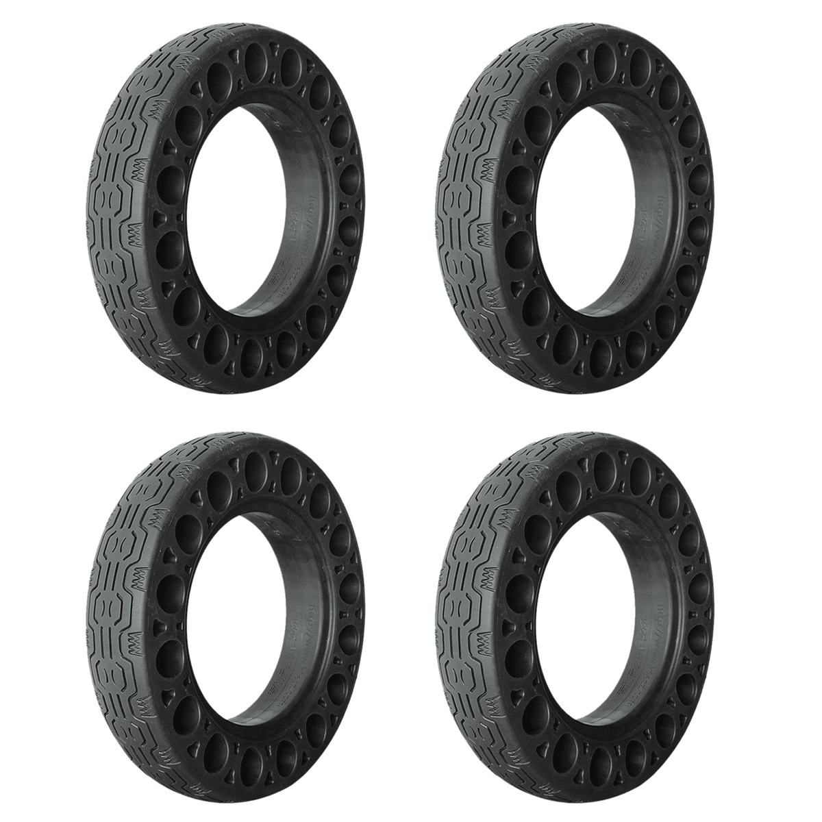 4X 10 Inch Rubber Solid Tires for Max G30 Electric Scooter Honeycomb ...