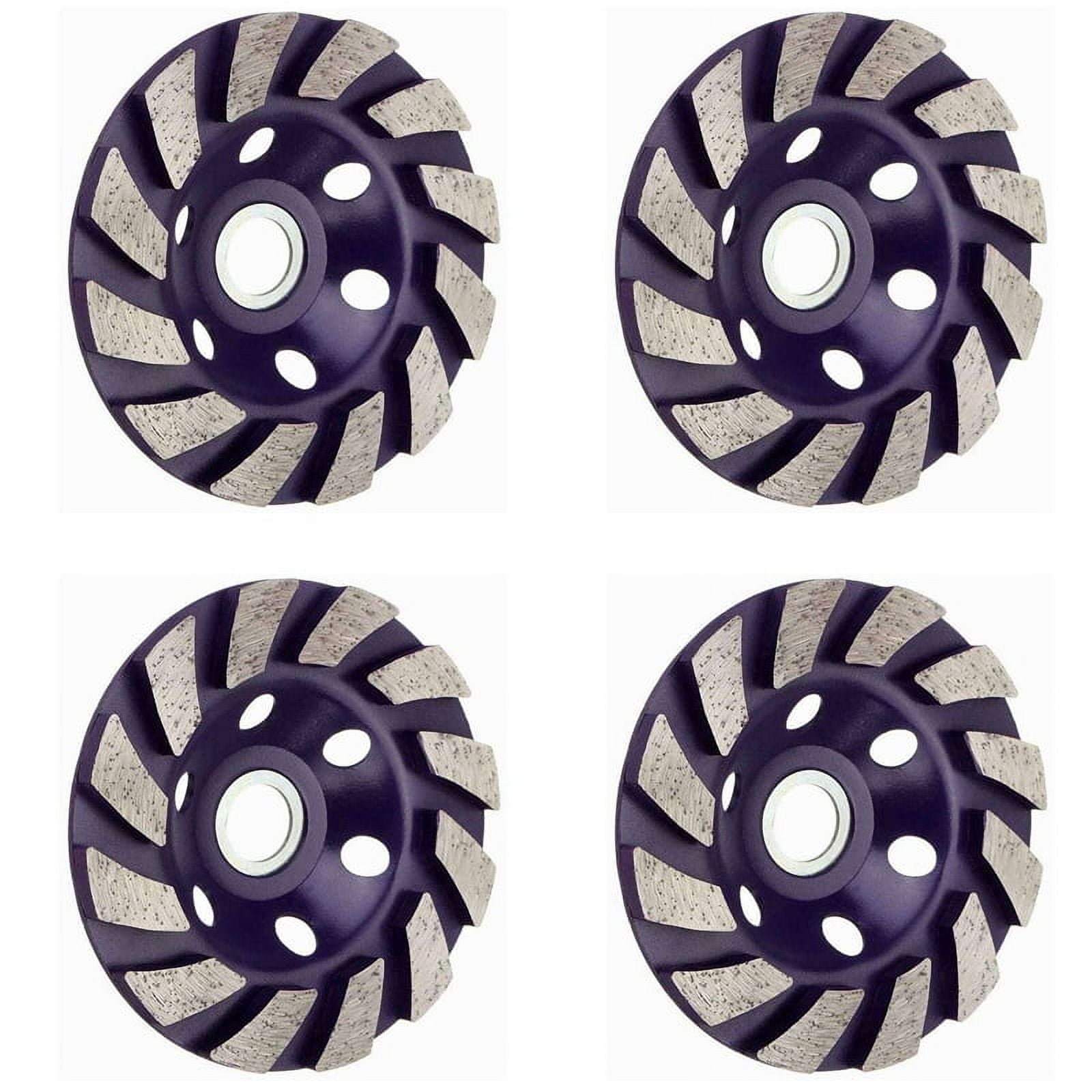 4X 100mm Diamond Grinding Wheel Disc Bowl Shape Grinding Cup Concrete ...