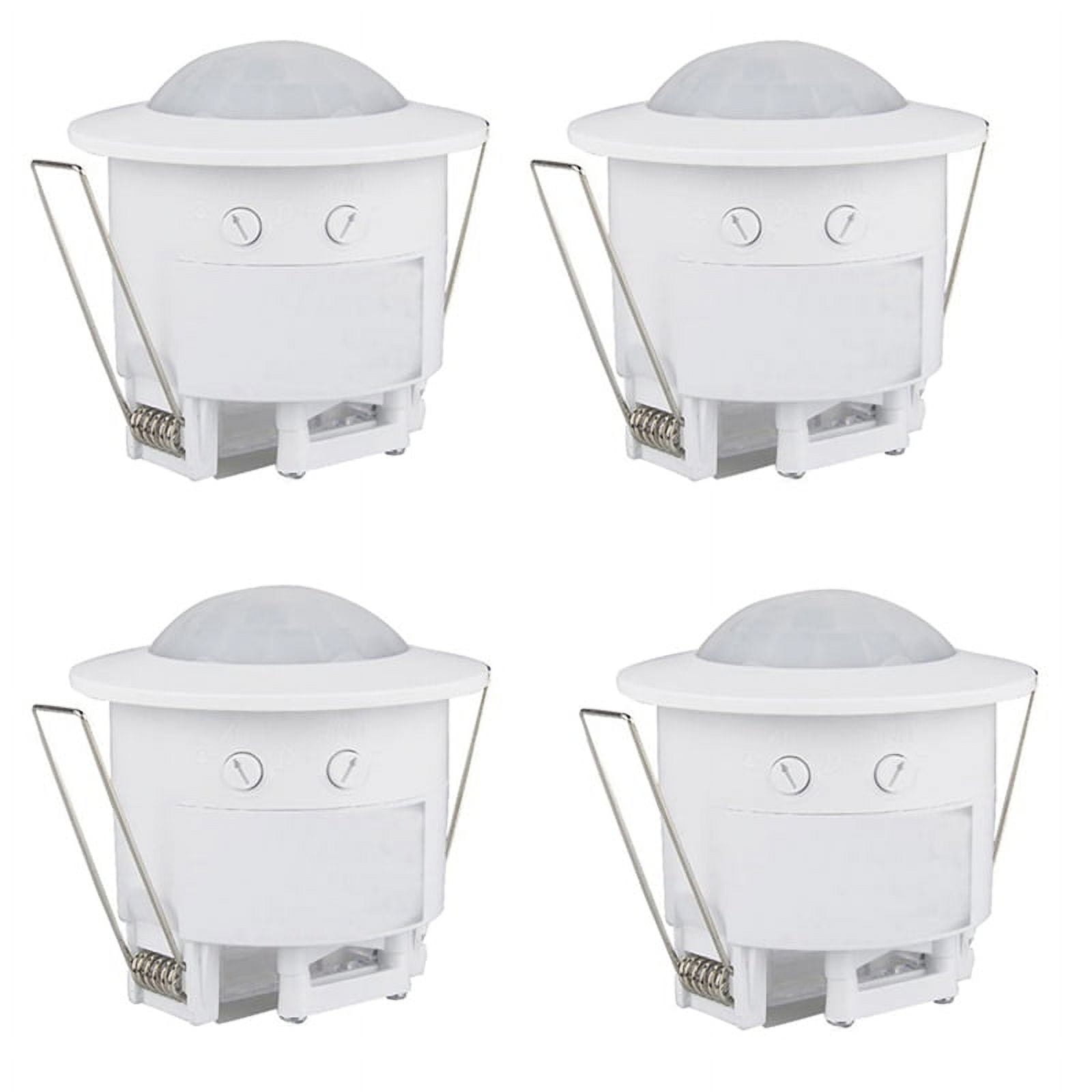 4X 110V-220V 360° Infrared Recessed PIR Ceiling Motion Sensor Detector ...