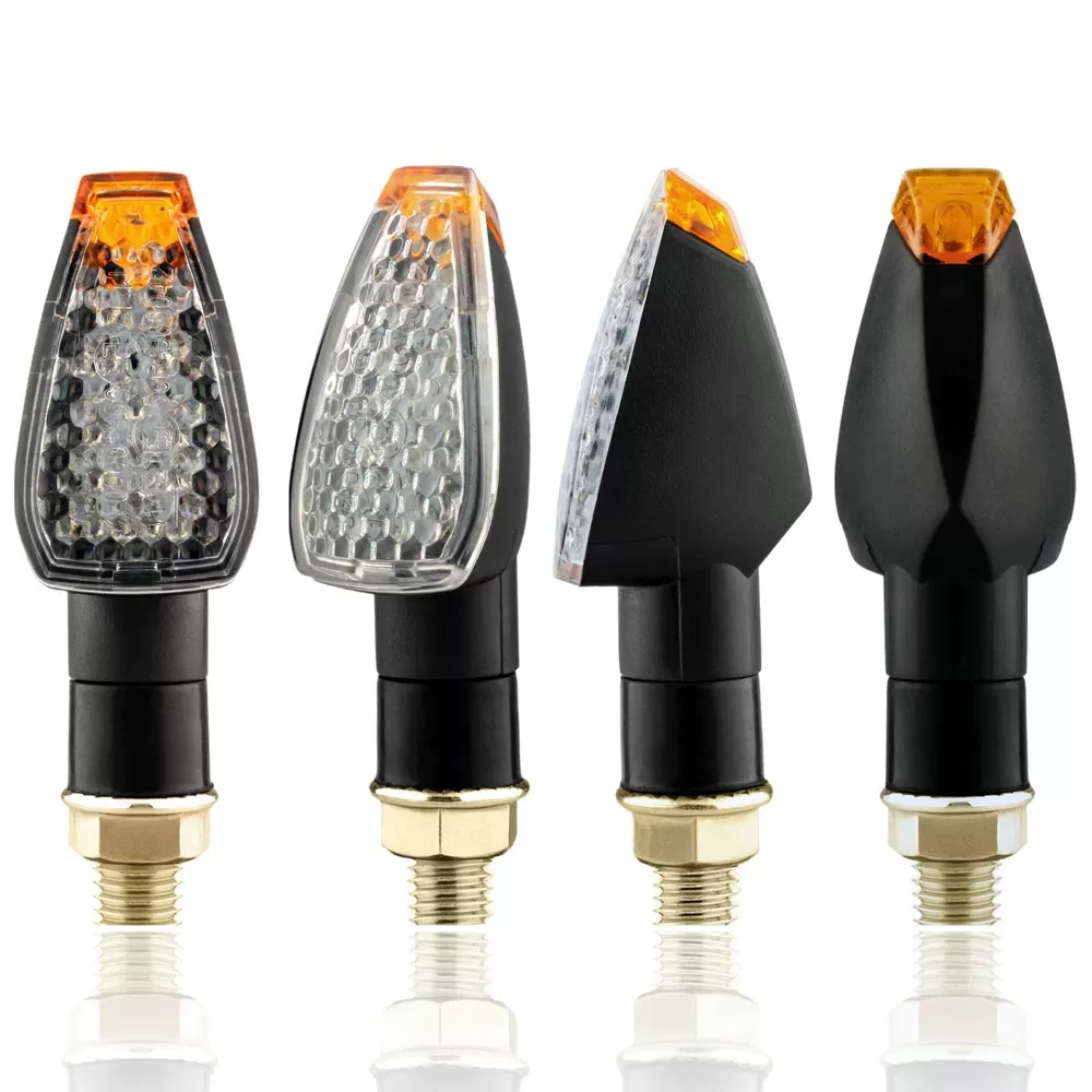 4X 12V Led Motorcycle Turn Signal Electric Tested Turn Signal Light ...