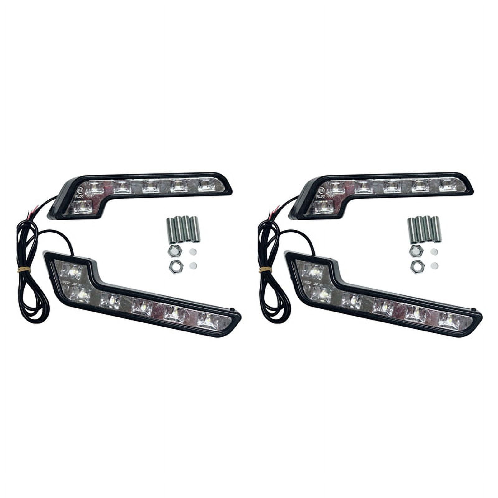 4X 12V Super Bright DRL LED Daytime Running Lights for Cars Auto ...