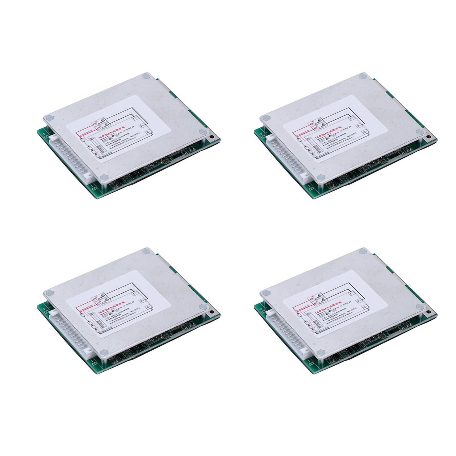 4X 14S 52V 35A Li-Ion Lipolymer Battery Protection Board PCB Board with ...