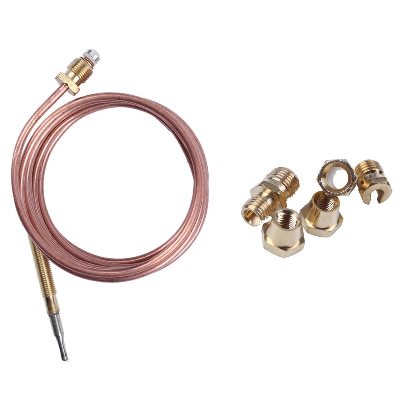 4X 1500mm Gas Stove Universal Thermocouple Kit M6X0.75 with Overflow ...